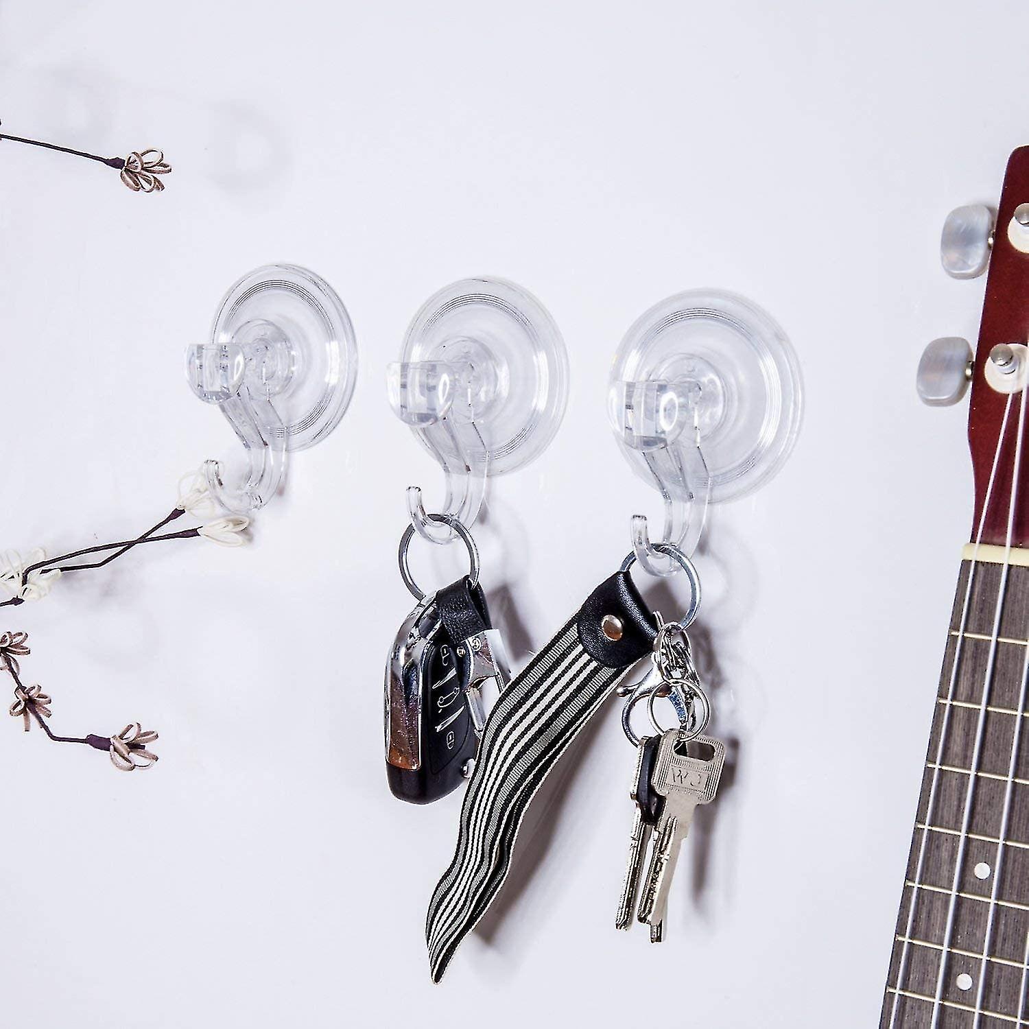 Numb Set Of 4 Wall Suction Cup Hook Bathroom Towel Holder Suction Cup ...