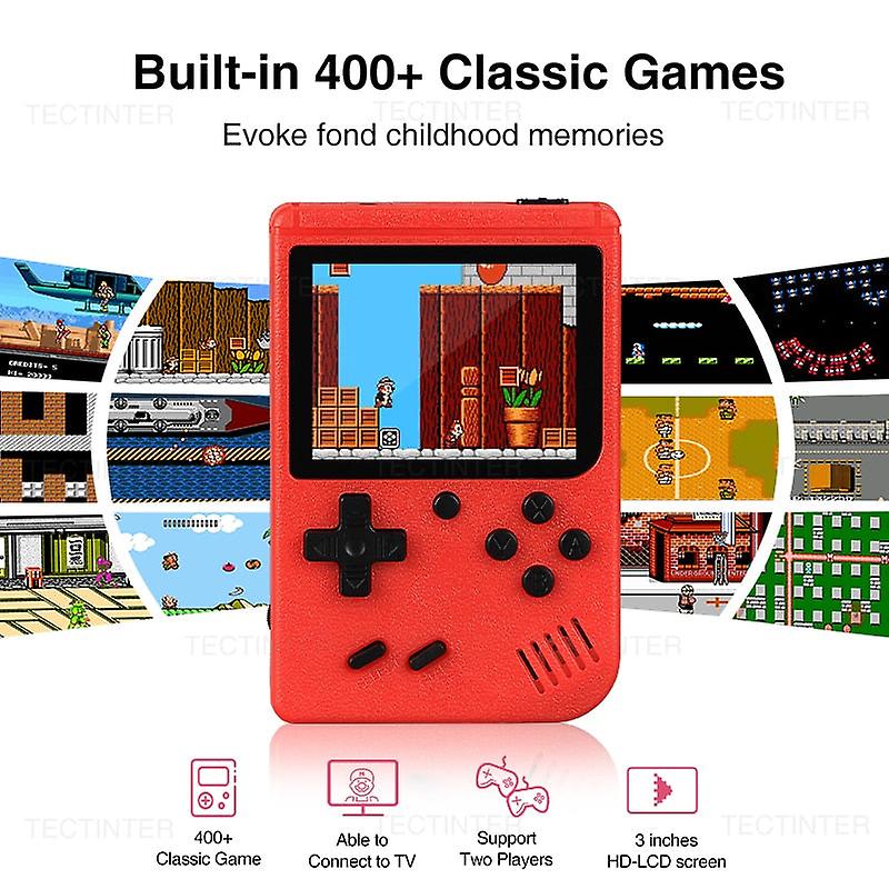Retro portable mini video game console 3.0 inch lcd screen kids gift 8 ...