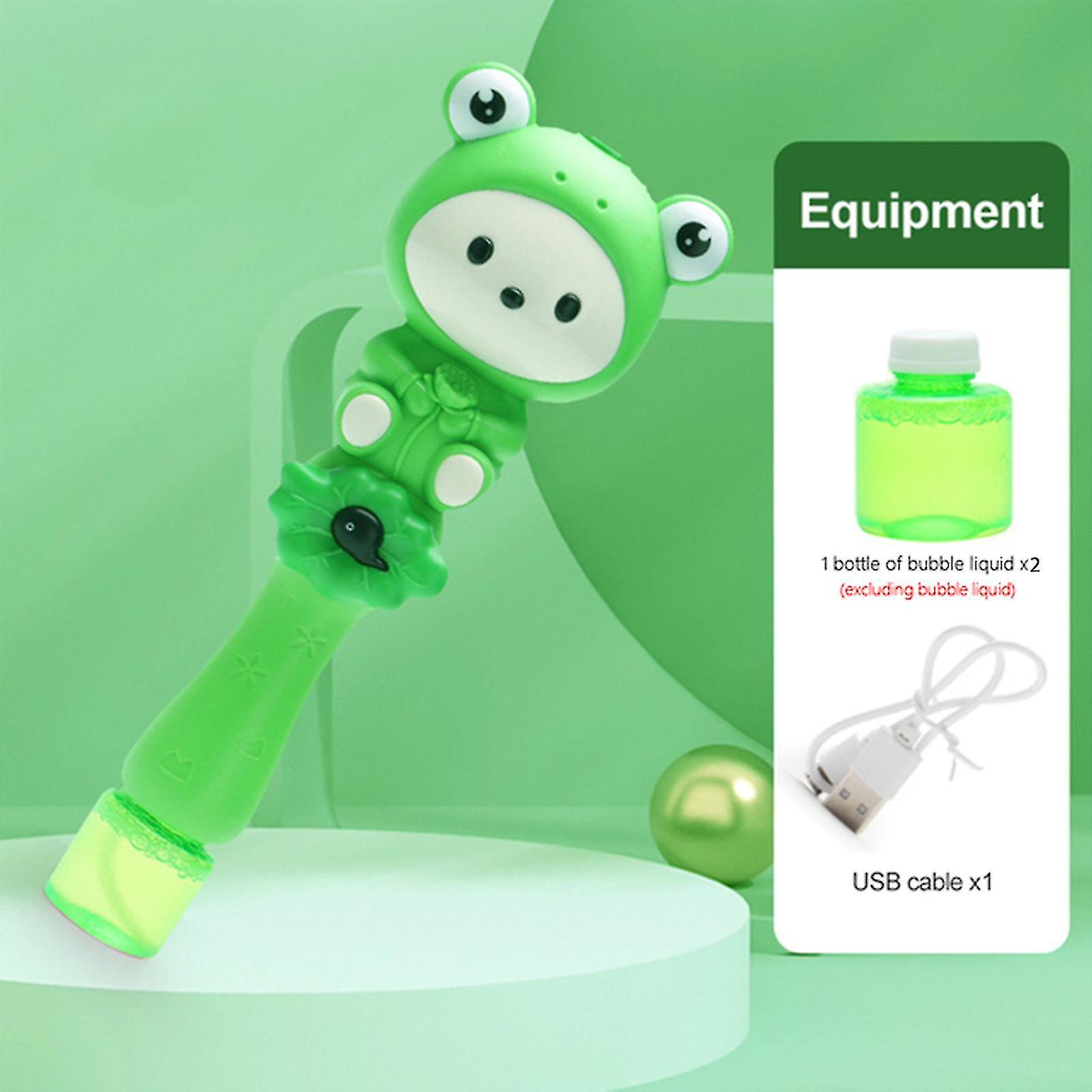 Bubble Wand Machine For Kids, Automatic Electric Cartoon Musical ...