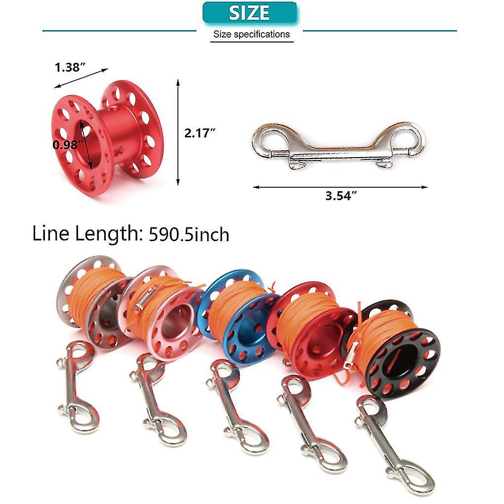 Spool Finger Reel Diving Reels Anchor Rope Winding Underwater Smb ...