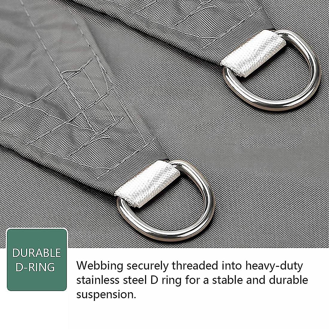 Heavy Duty Rectangle Waterproof Sun Shade Sail Canopy 95% Uv Block ...