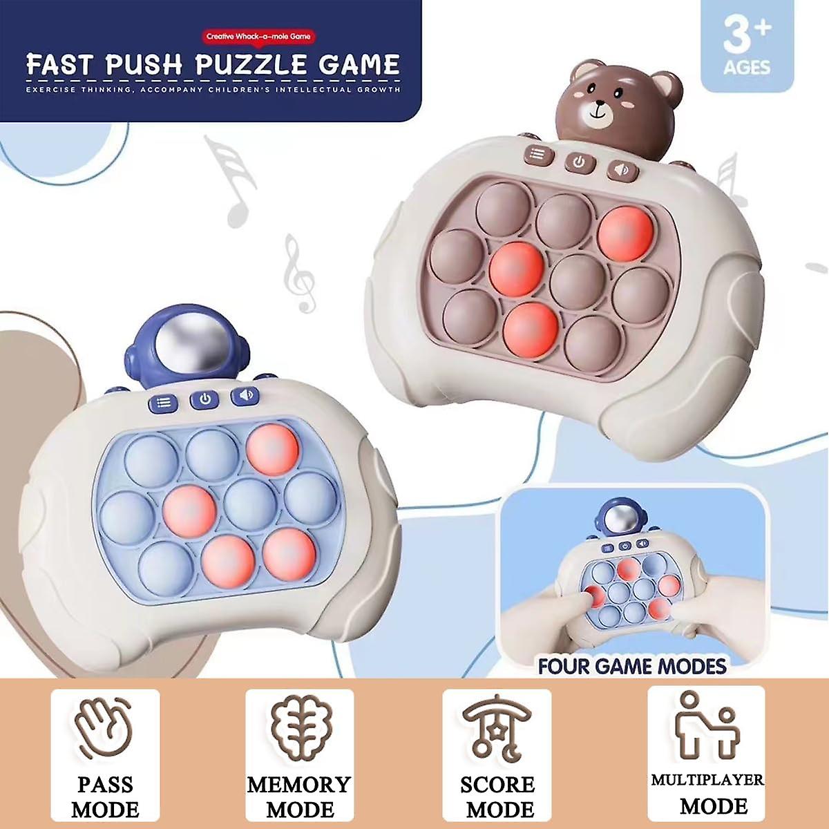 (Astronaut) Quick Push Bubble Game for Kids & Adults,Mini-Handheld Fast ...