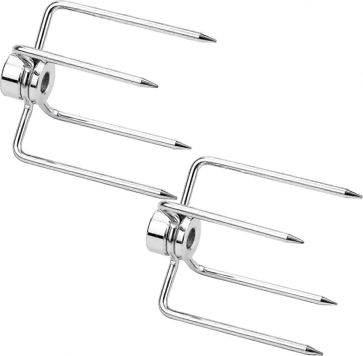 Pcs Fork Rotisserie Spit Barbecue Fork For Grill Rotisserie Bbq Tool ...