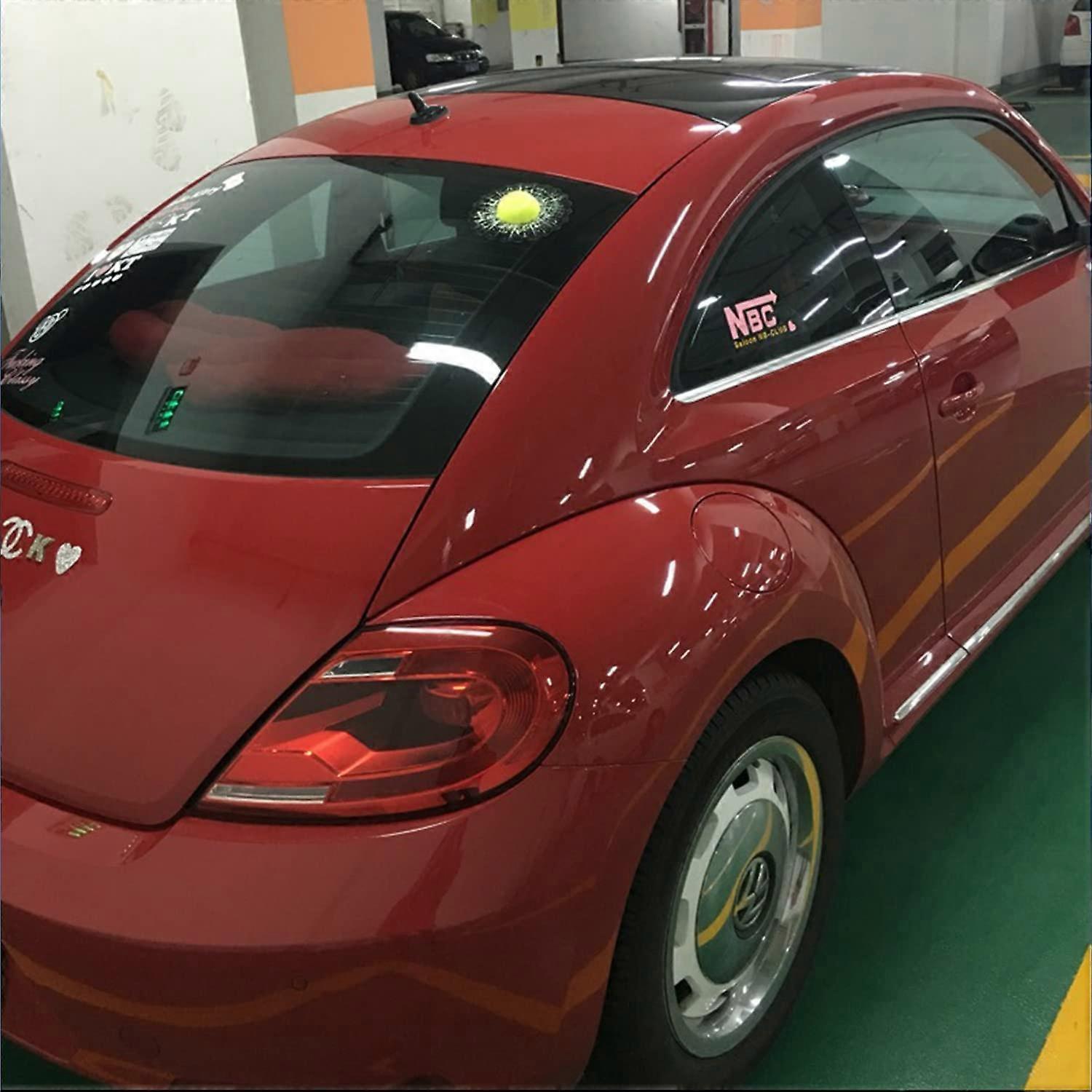 3D Simulation Tennis Golf Baseball Break Glass Car Window Sticker ...