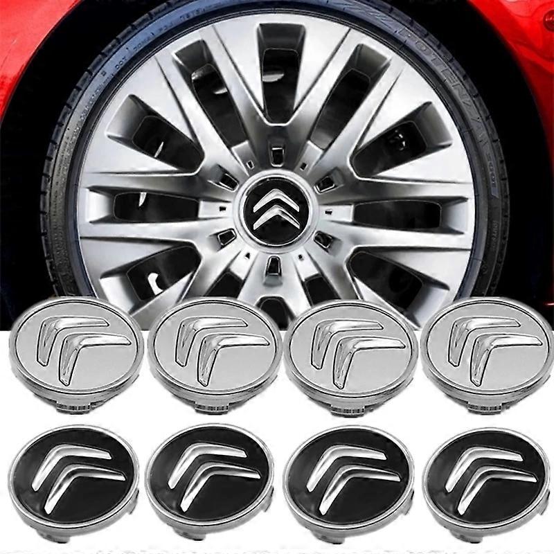 4pcs Car Wheel Center Caps For Citroen C2 C3 C4 C5 C1 Elysee Berling ...