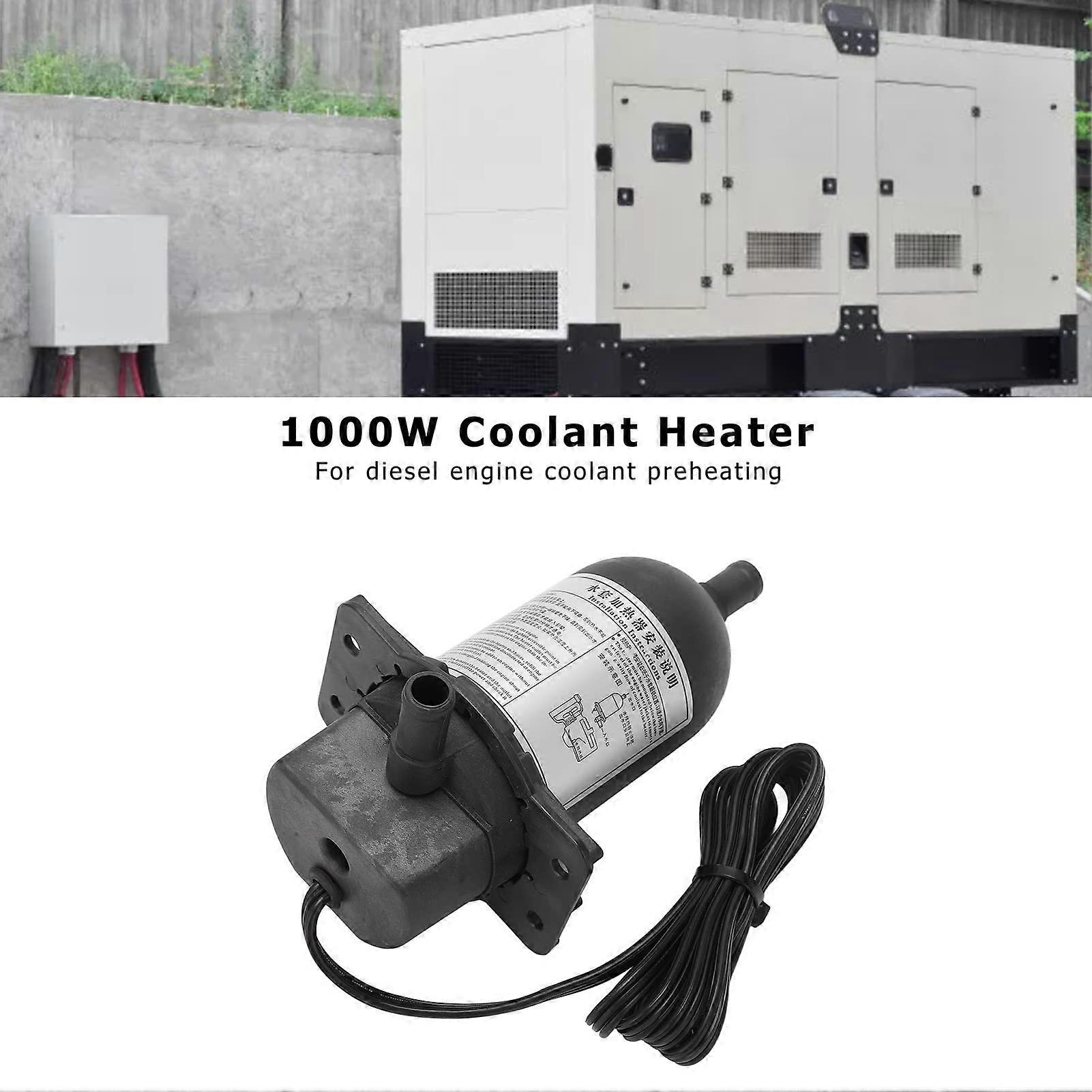 Engine Heater Truck Block Heater 120V/240V 1000w, Coolant Pre-Heater ...