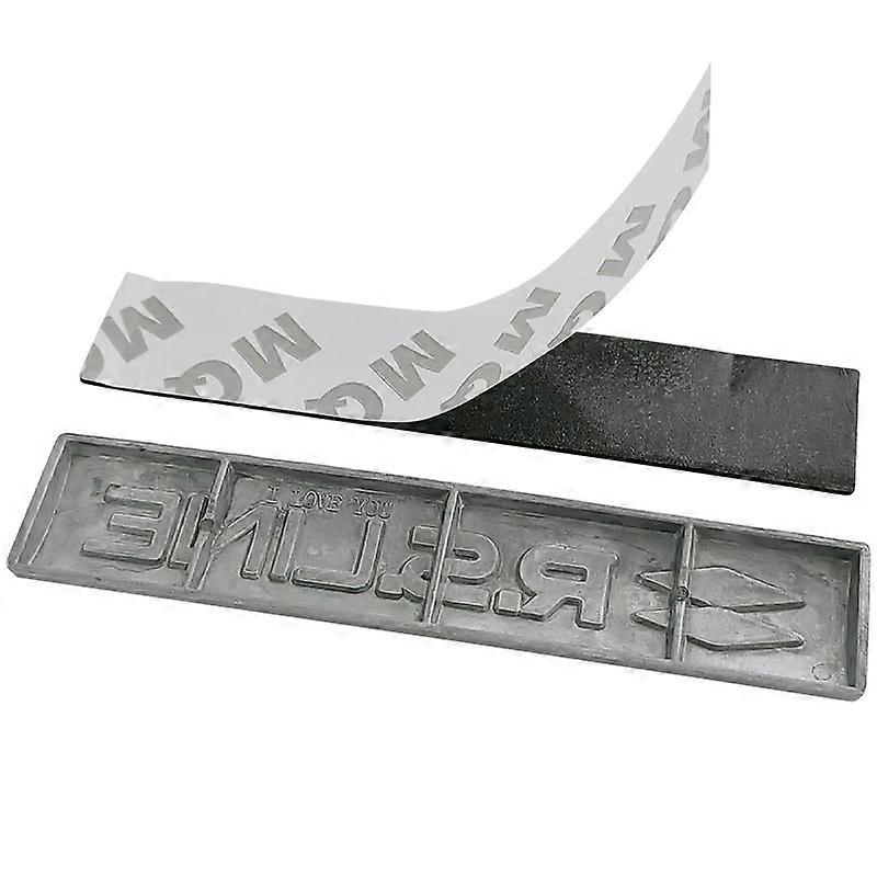 3D Metal RS Line Emblem Car Body Trunk Badge Logo Decal For Renault ...