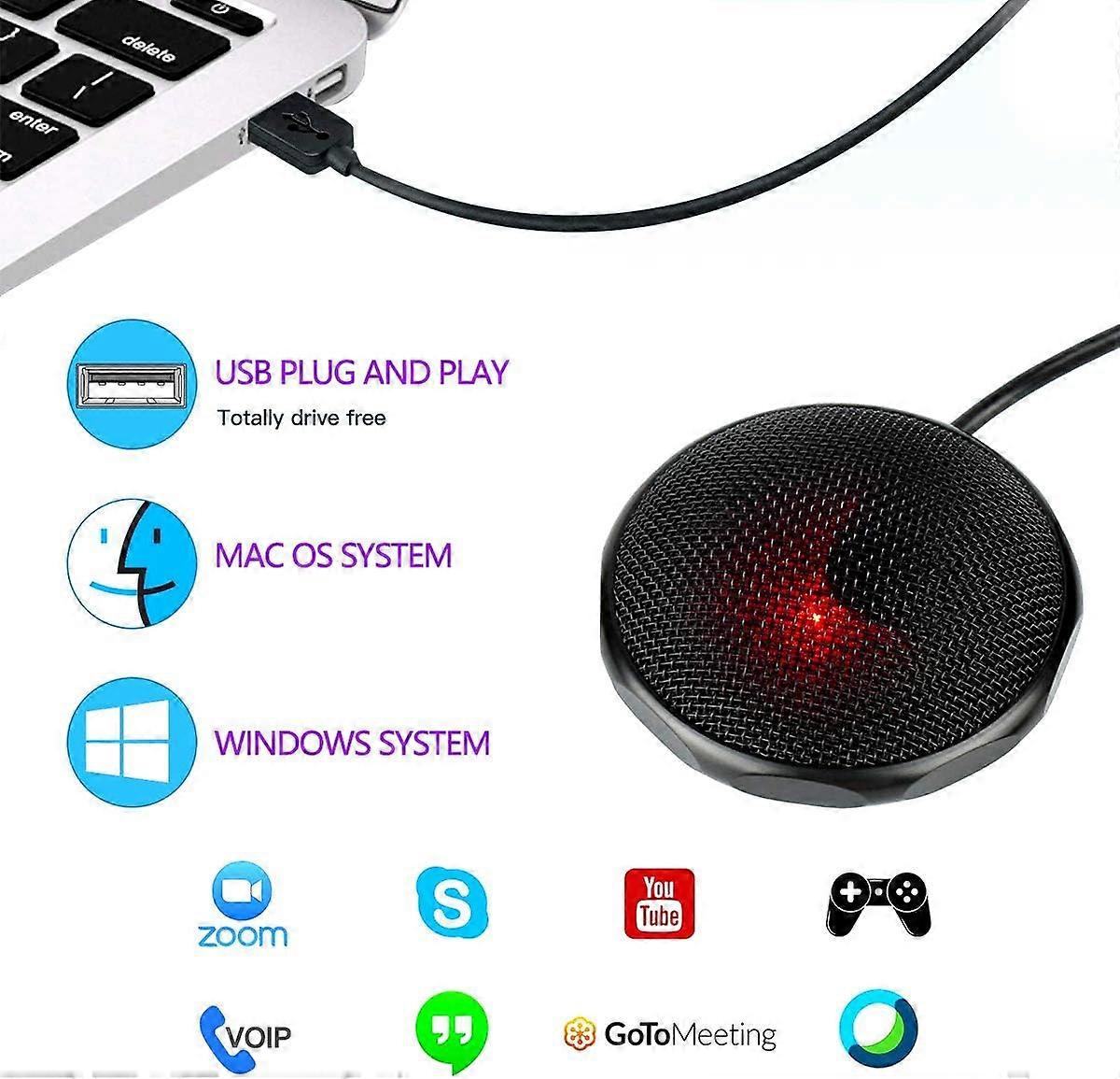 Conference USB Microphone for Meeting Business Computer PC, Laptop ...