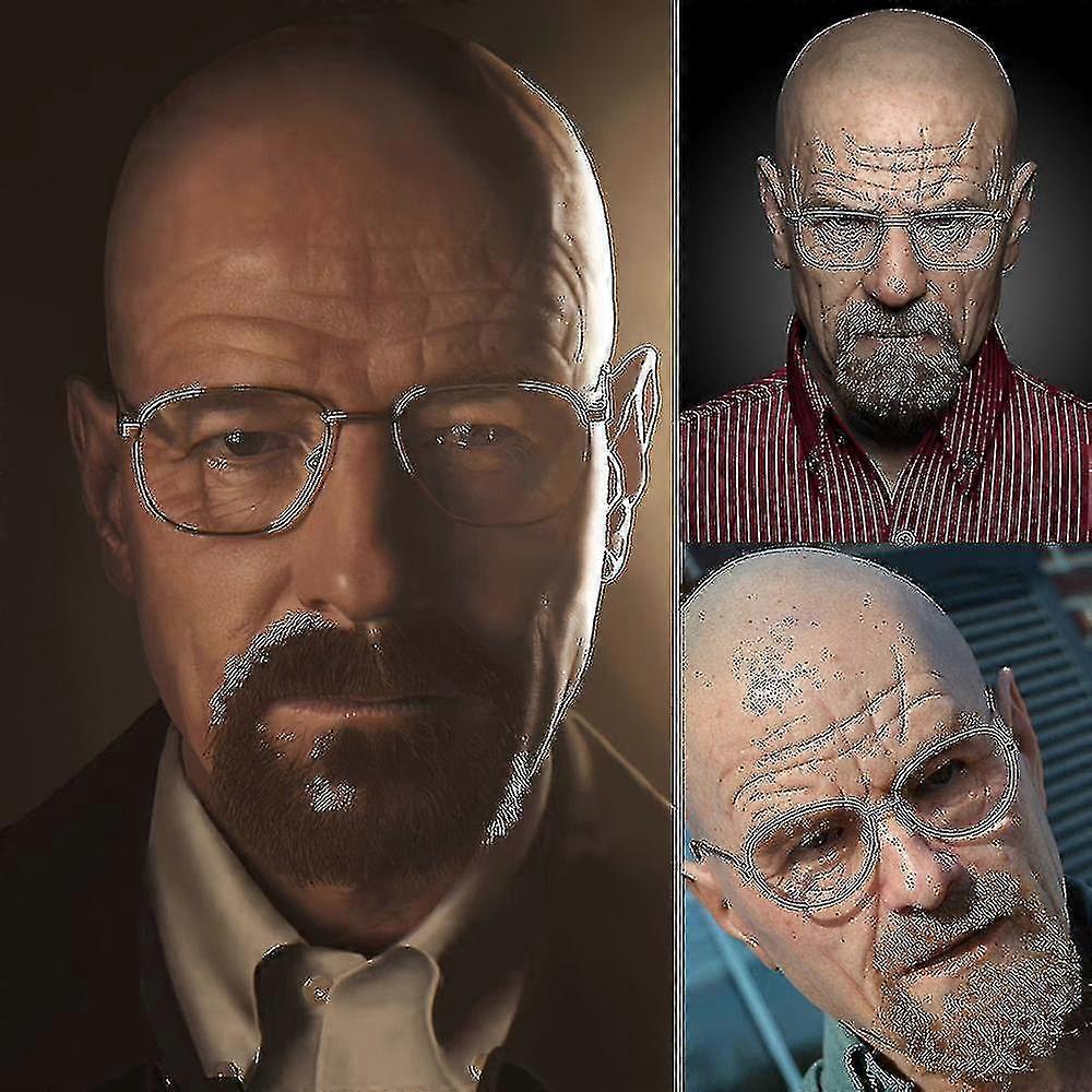 Breaking Bad Gammal Man Förklädnad Full Mask Halloween Cosplay ...