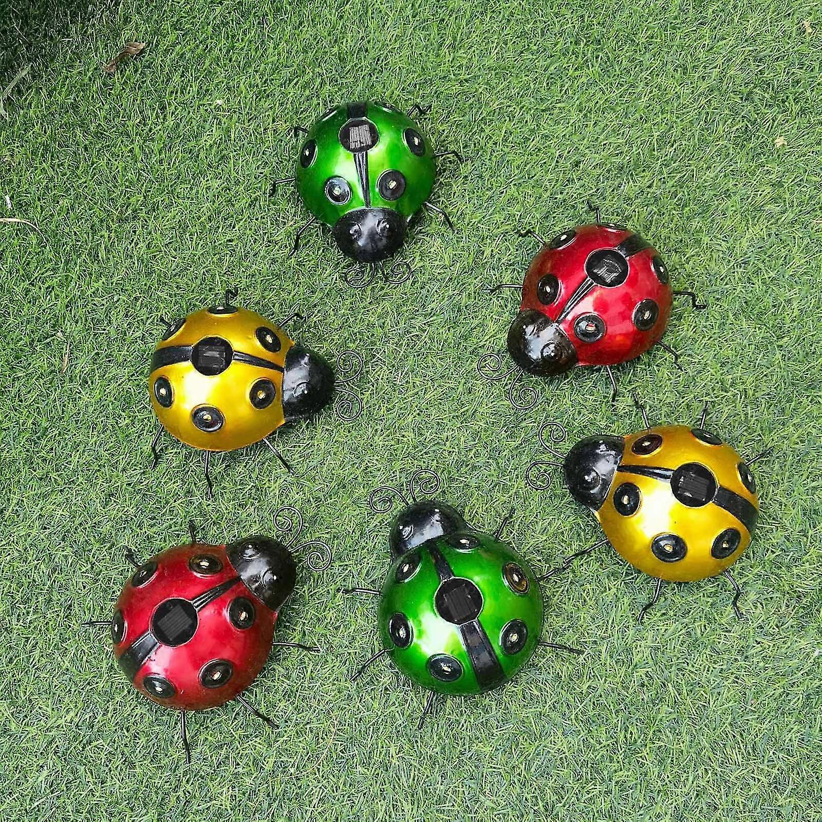 Solar Led Light For Courtyard Landscape Outdoor Ladybug Solar Lamp For ...