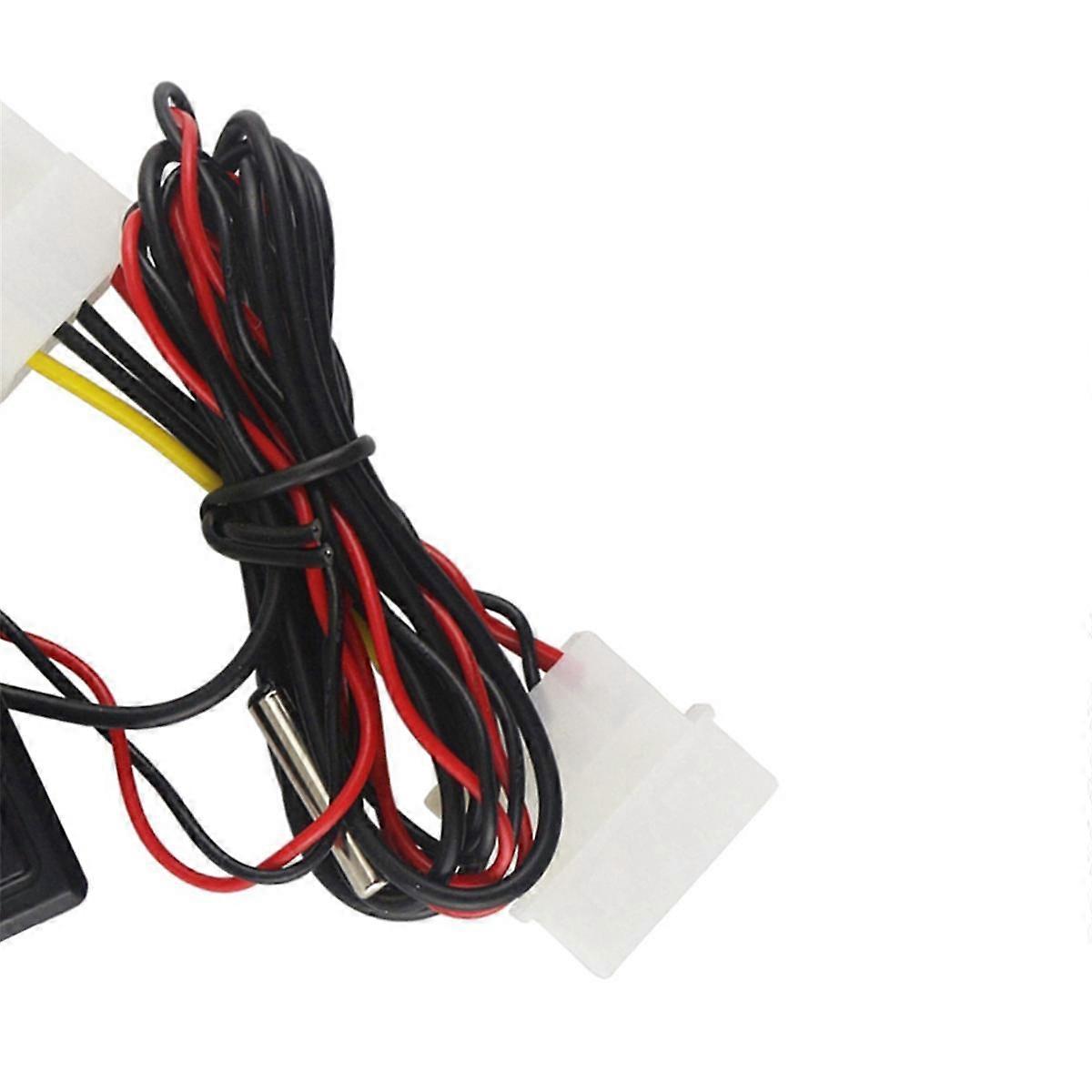 DC4-25V Digital Thermometer NTC10K Metal Probe C/F USB Temp Temperature ...