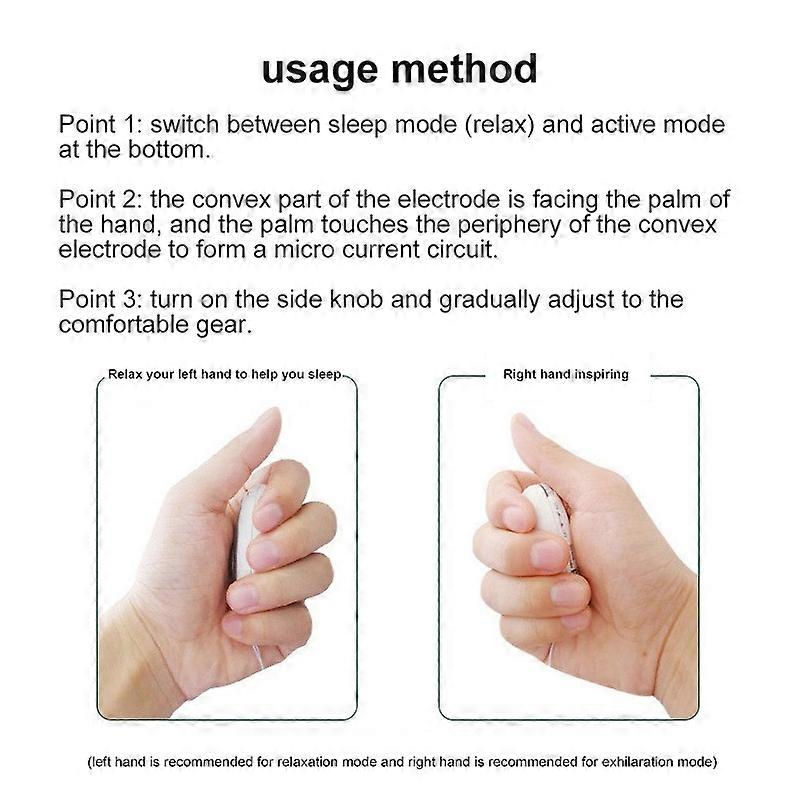 Sleep Aid Device The Chill Pill Device Hand-held Ergonomic Pressure ...