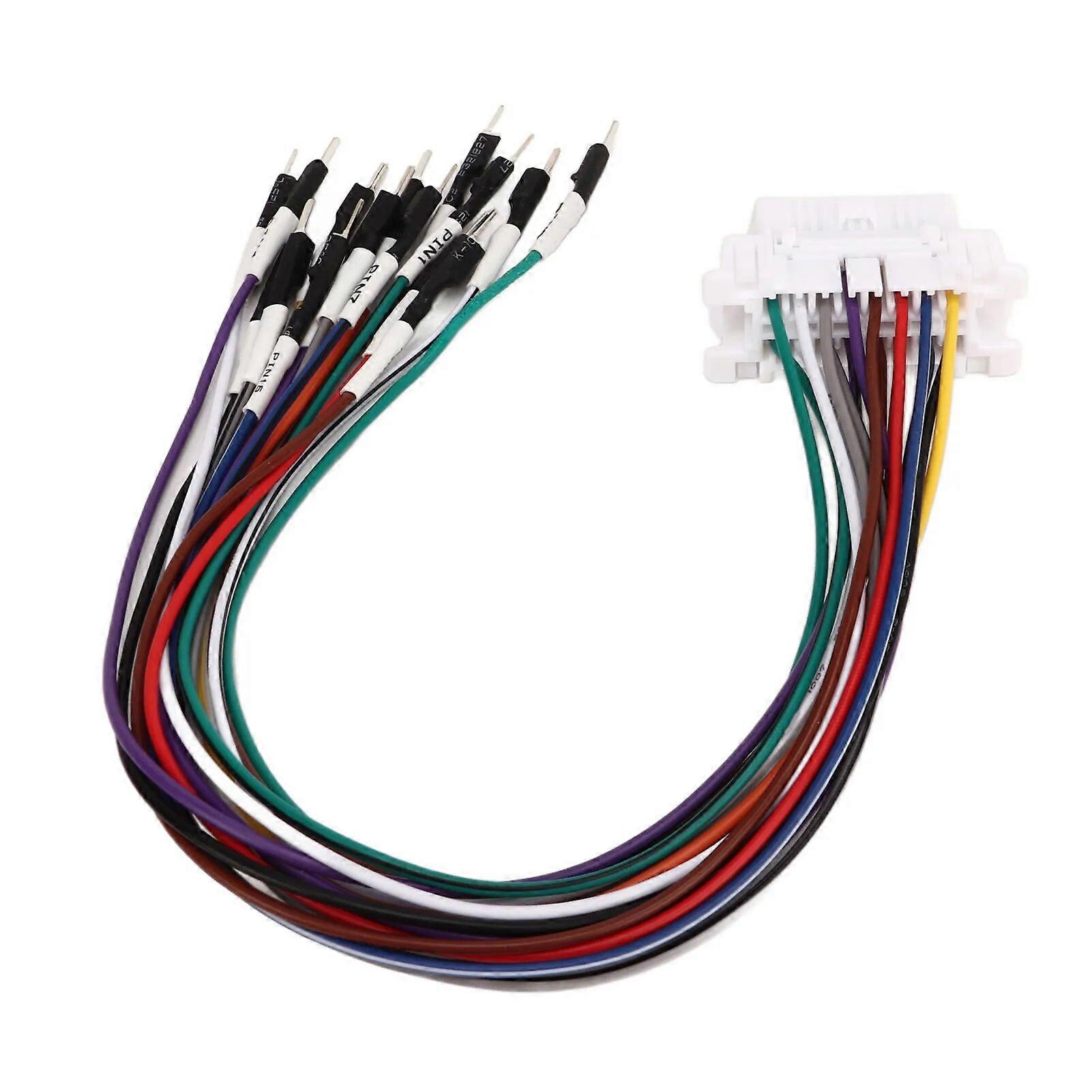 16 Pin Connector Cable Removal Fault Detection OBDII Female Plug ...