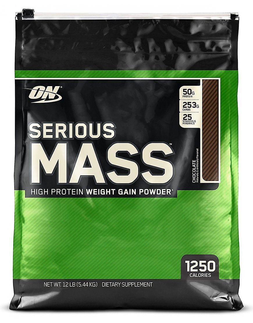 Optimum Nutrition Serious Mass Weight Muscle Gain Calorie Rich Protein ...