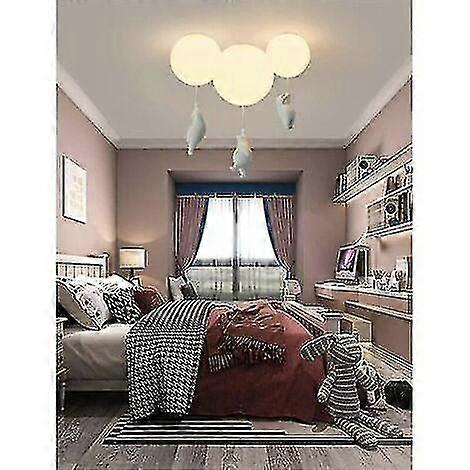 Childrens Ceiling Light White Acrylic Lampshade,creative Polar Bear ...