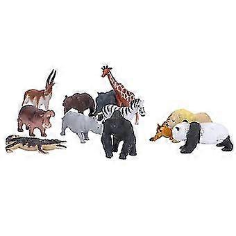 Simulation Jungle Animal Set - 12 Pcs Unique Animal Models for Children ...