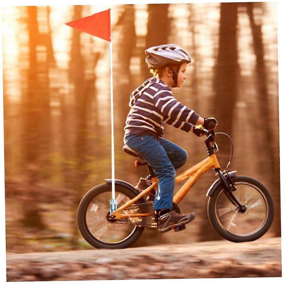 Bike Safety Flag Kid Bike Trailer Flag Reflective Children Flag with ...