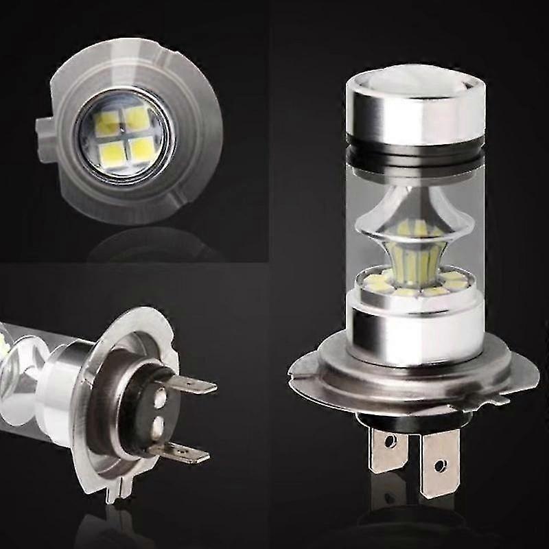 Excellent 2x 100w H4 H7 Super Bright 20smd Led Car Daytime Running ...