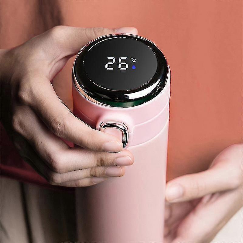 Stainless Steel Smart Thermos Temperature Display Coffee Cup Tea Milk ...