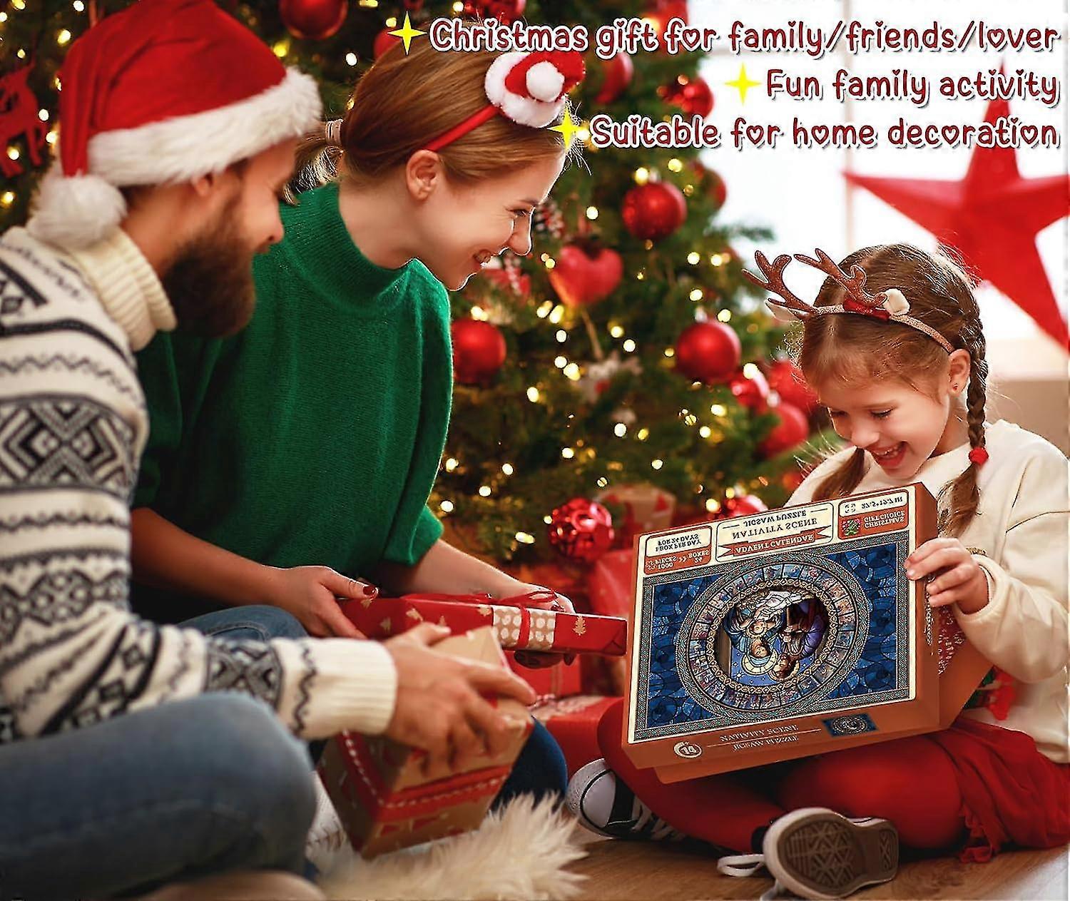 Jigsaw Puzzle Advent Calendar Nativity Puzzles For Adults 1000 Pieces ...