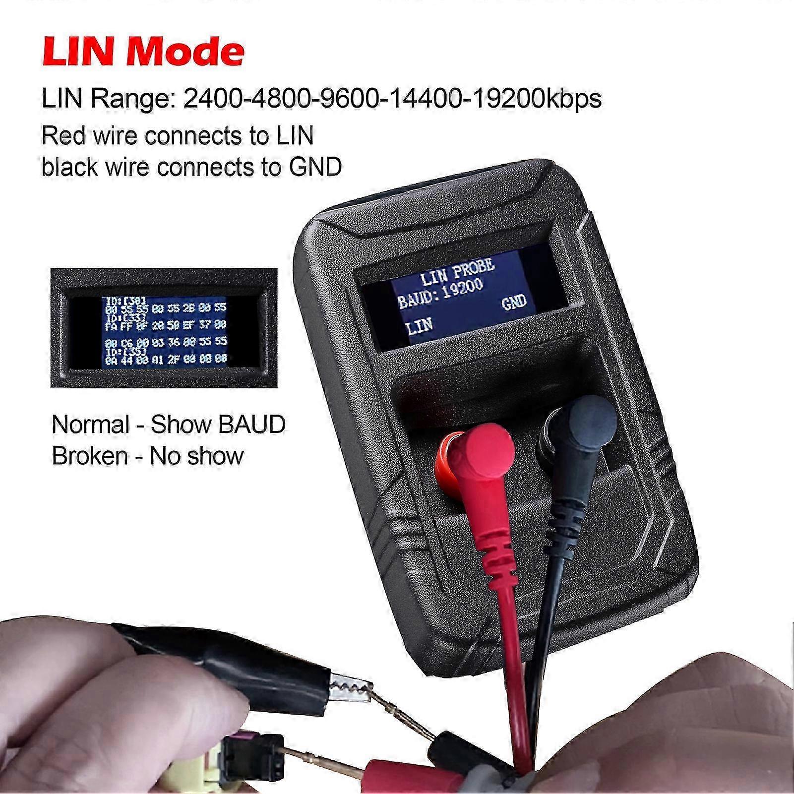 Handheld CAN/LIN Digital Measuring Instrument Baud Rate Tester ...