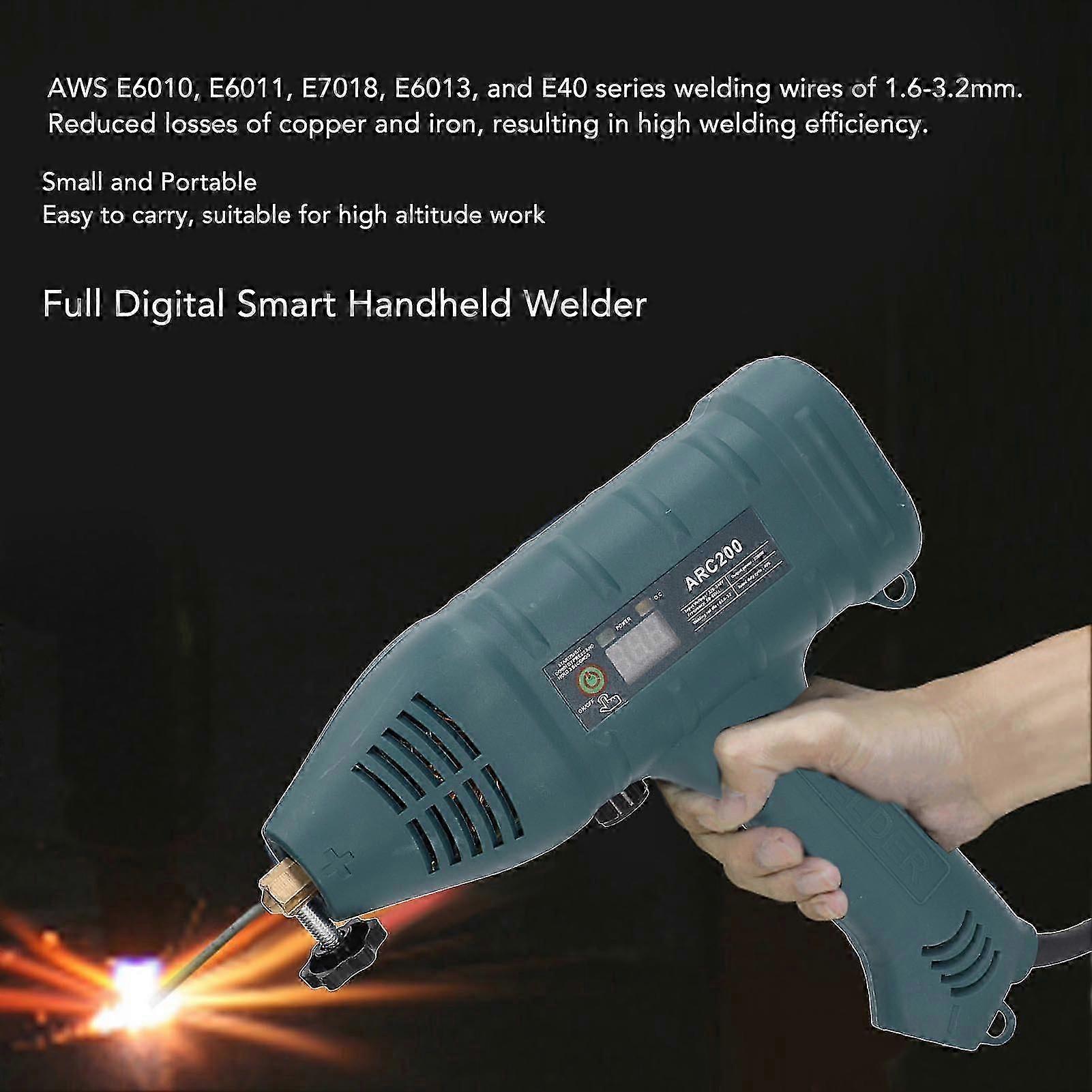 Handheld Welding Machine ARC Welding Gun Kit IGBT Inverter Digital ...