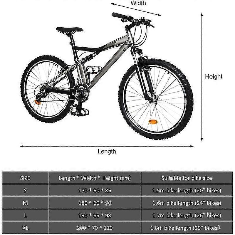 Waterproof Outdoor Bicycle Shelter with Keyhole Design Black 190cm x ...
