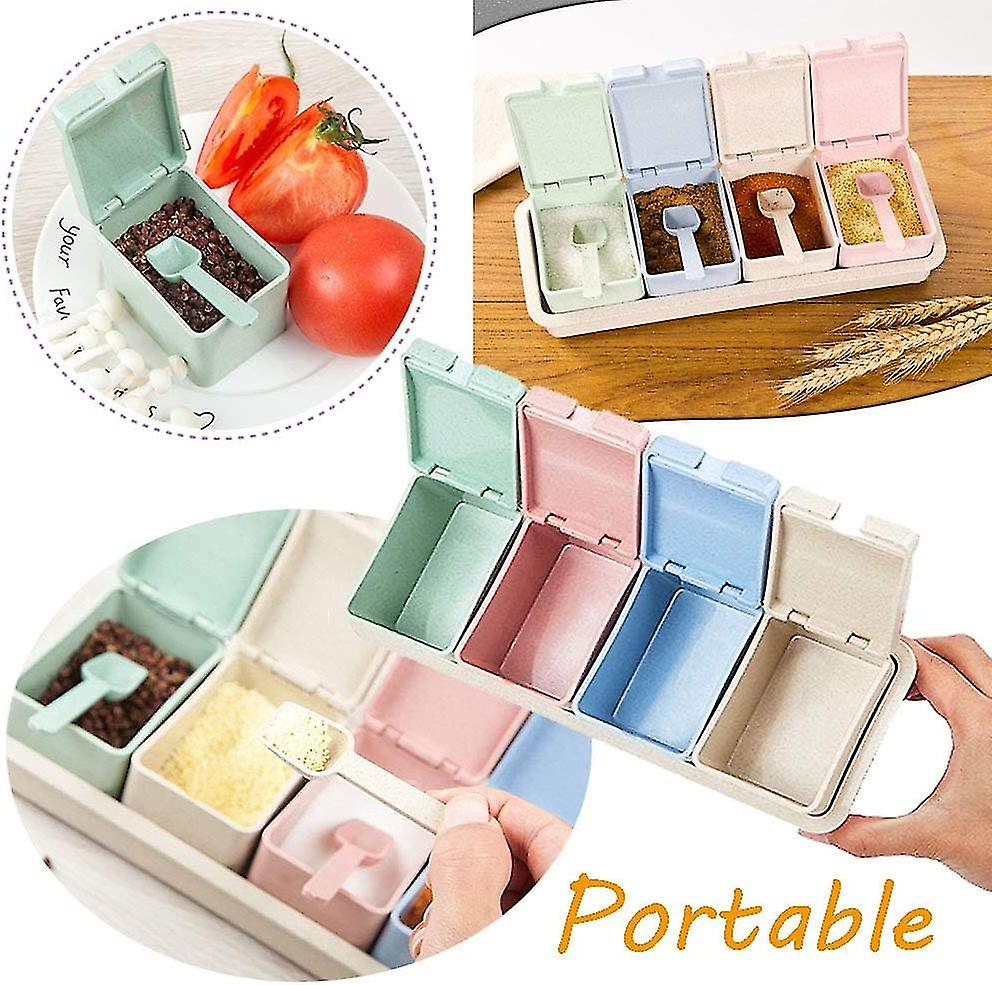 Seasoning Box,seasoning Container Box,seasoning Box Spice Pots With ...