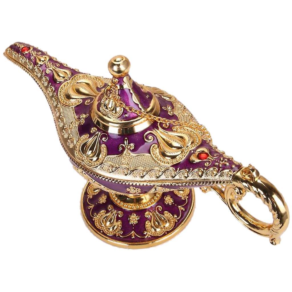 Classic Collectable Rare Legend Aladdin Magic Genie Light Lamp Pink-Gold | Fruugo UK