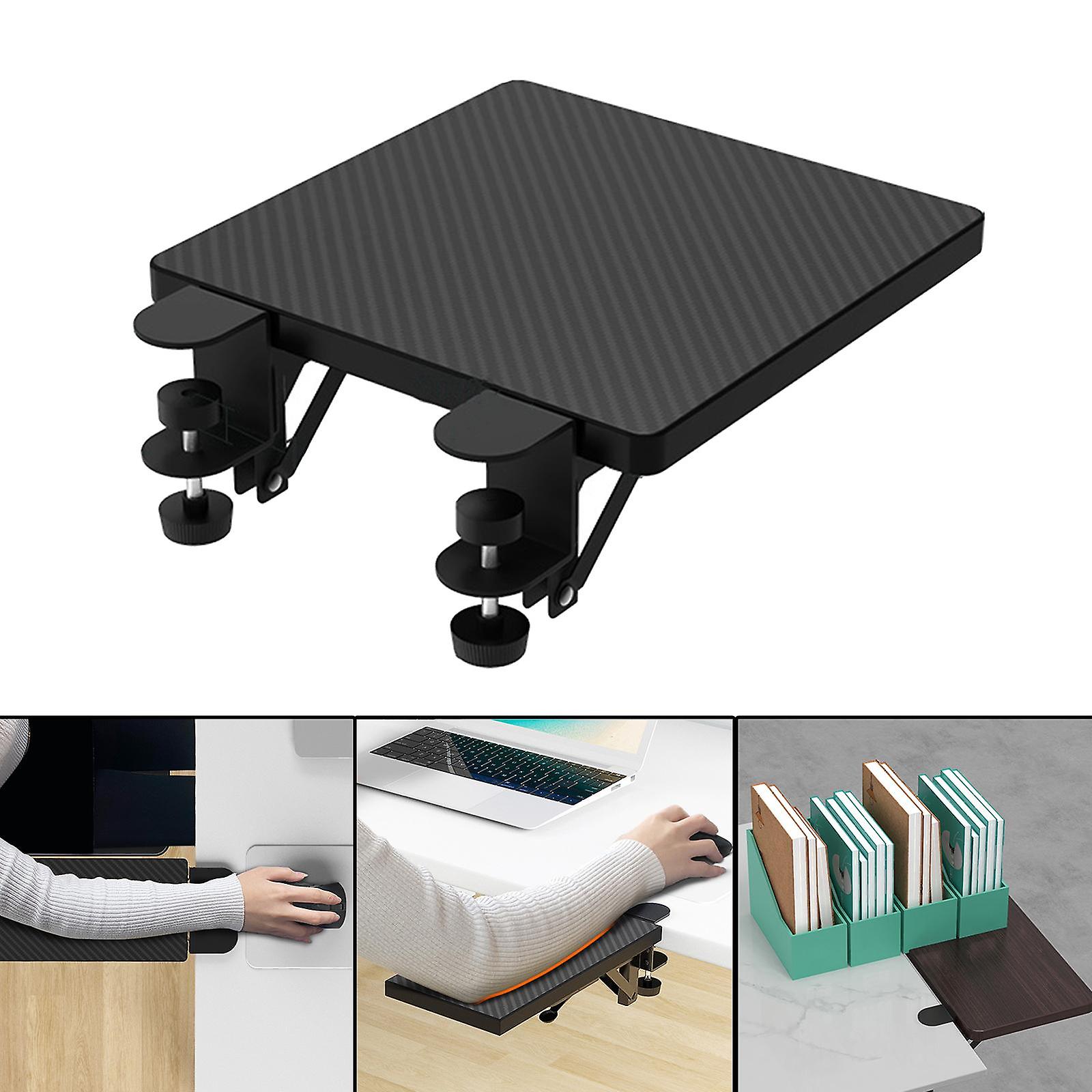 2x Foldable Ergonomic Desk Extender Tray Computer Elbow Arm Holding ...