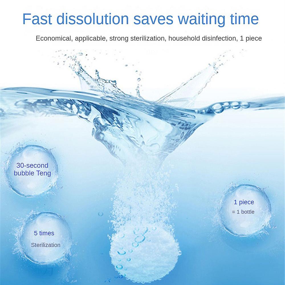 100/200pcs Multi Purpose Effervescent Tablet Sanitizer Chlorine Dioxide ...