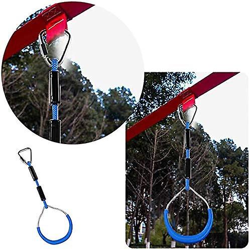 Kids Climbing Rings Multifunctional Swing with Plastic Rings Max Load ...