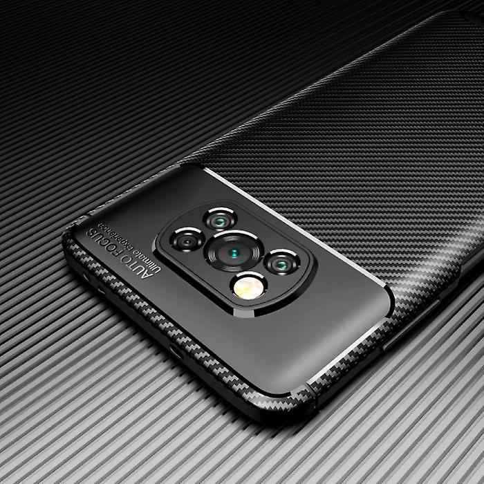 Auto Focus Xiaomi Redmi Note 9T Case - Carbon Fiber Texture Shockproof ...