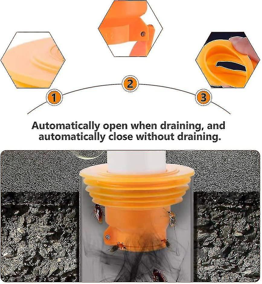 Silicone Anti-odor Backflow Trap Drain Trap Sewer Pipe Sealer For Home ...