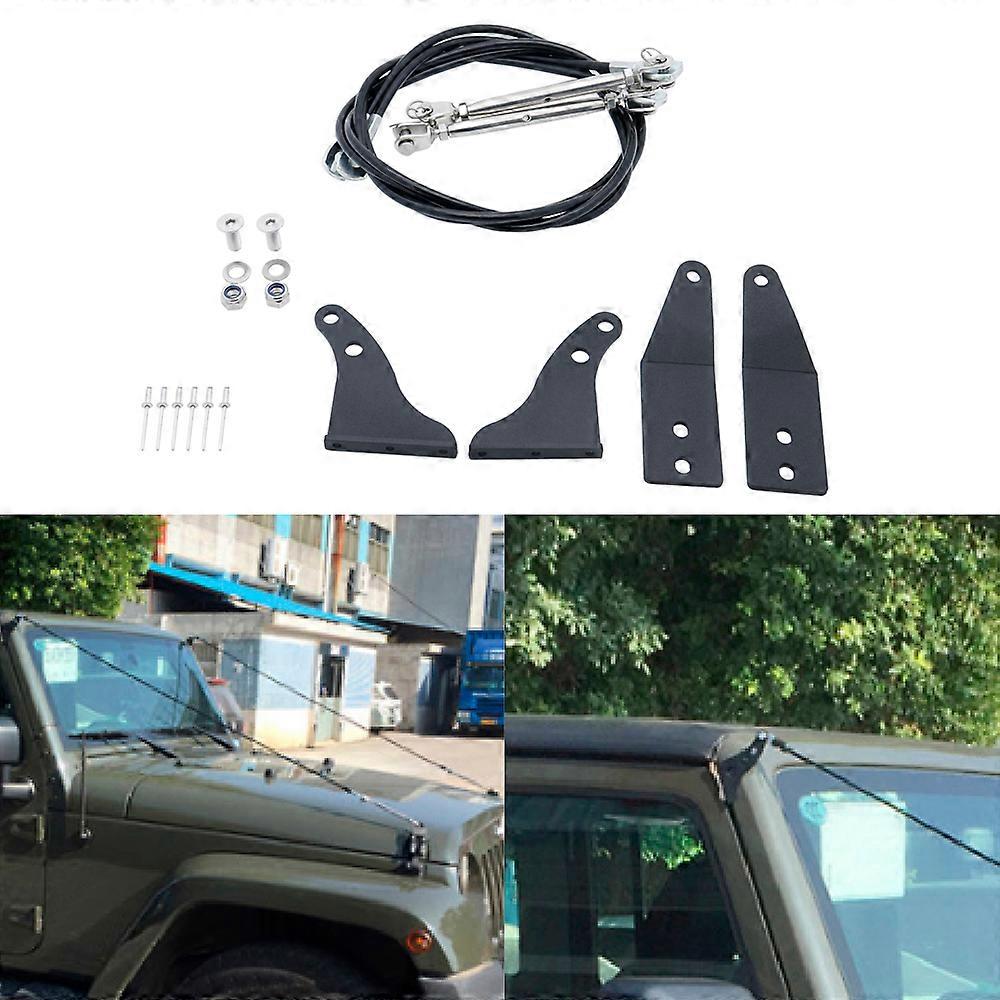 Wrangler JK Limb Risers Body Cable Steel Rope For Jeep Wrangler JK JKU ...