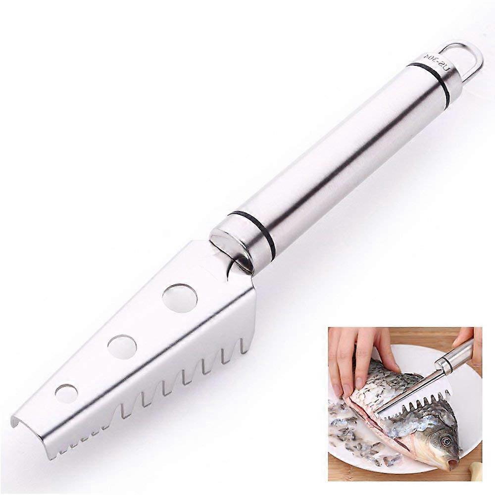 Fish Scale Remover Fish Scales Scraper with 304 Stainless Steel ...