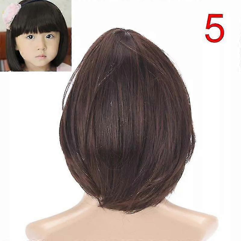 Children Wig Baby Head Cover Fake Hair Simulation Hair With Bangs ...