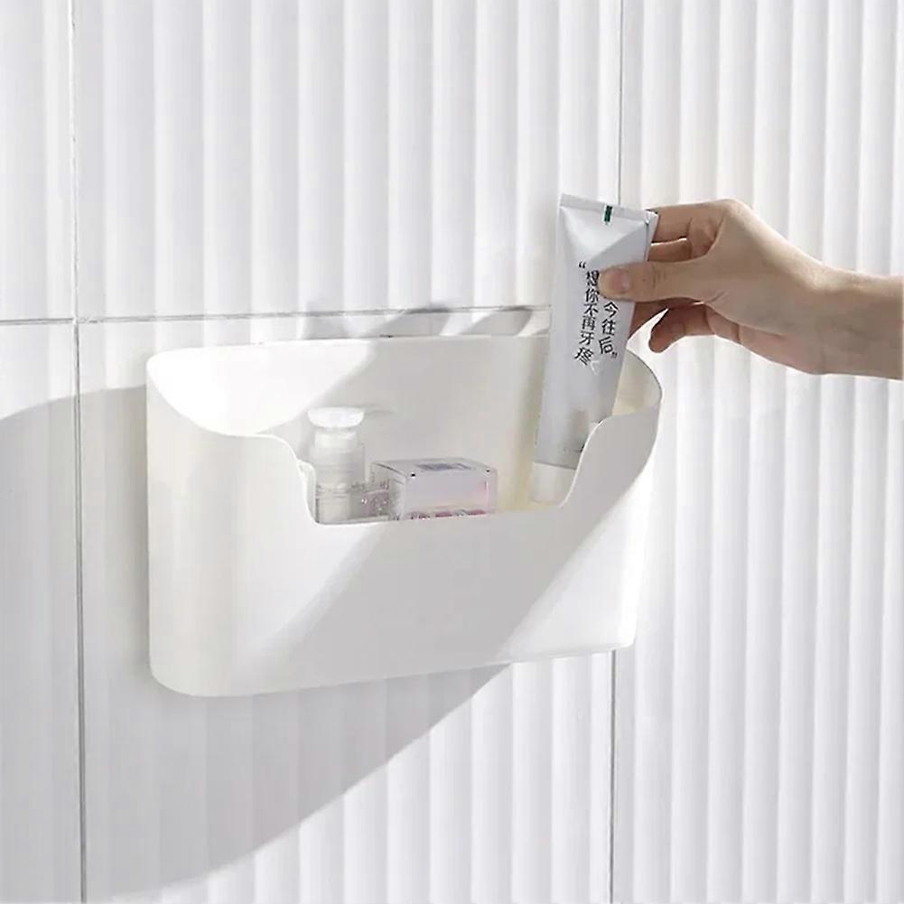 Kitchen Wall Mounted Sticky Storage Rack Cabinet Door Storage Box ...