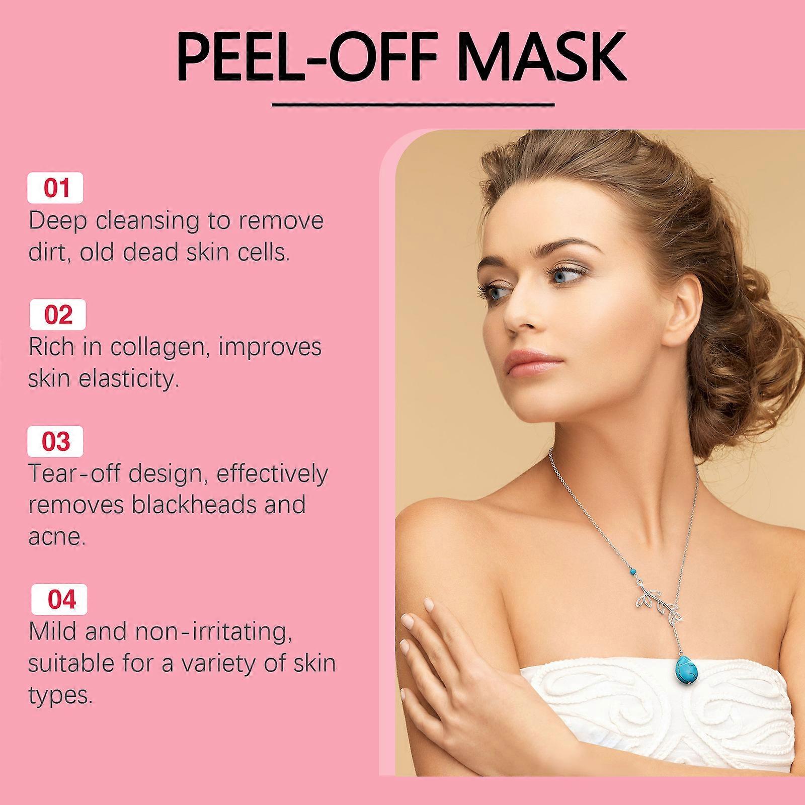 Real Collagen Peel-Off Mask, Hydrolyzed Collagen Peel Off Facial Mask ...