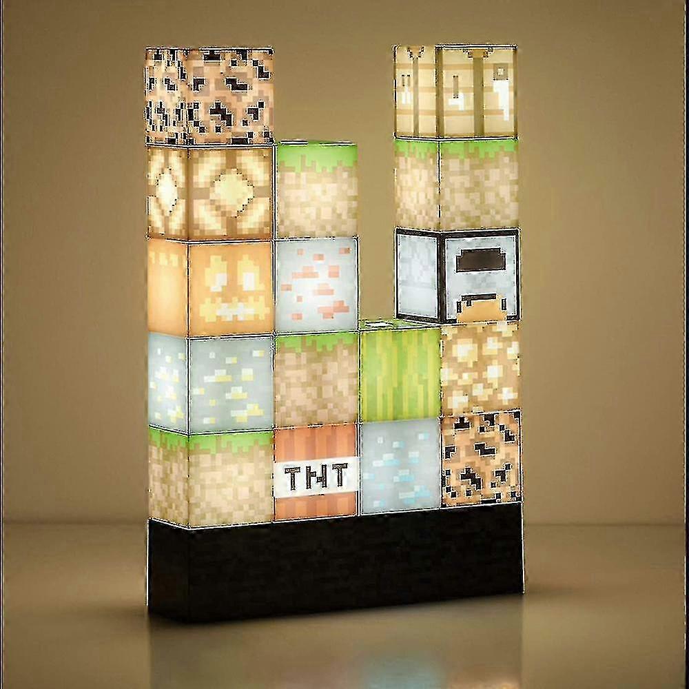 Minecraft Block Building Light 16 Rearrangeable Light Blocks And ...