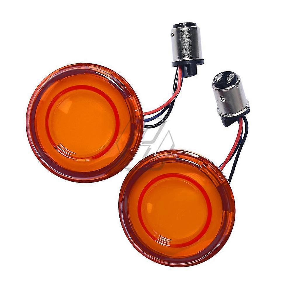 Motorcycle 1157 Bullet Style Led Front Turn Signal Conversions Case For ...