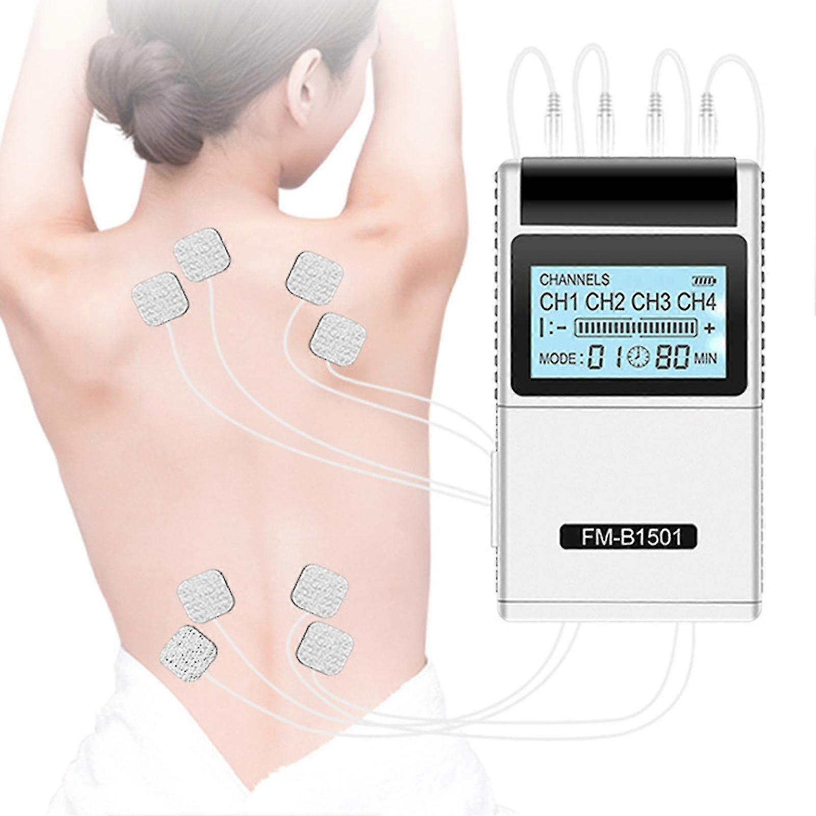 TENS Electronic Stimulator 15 Modes 20 Gears Low Frequency Pulse ...