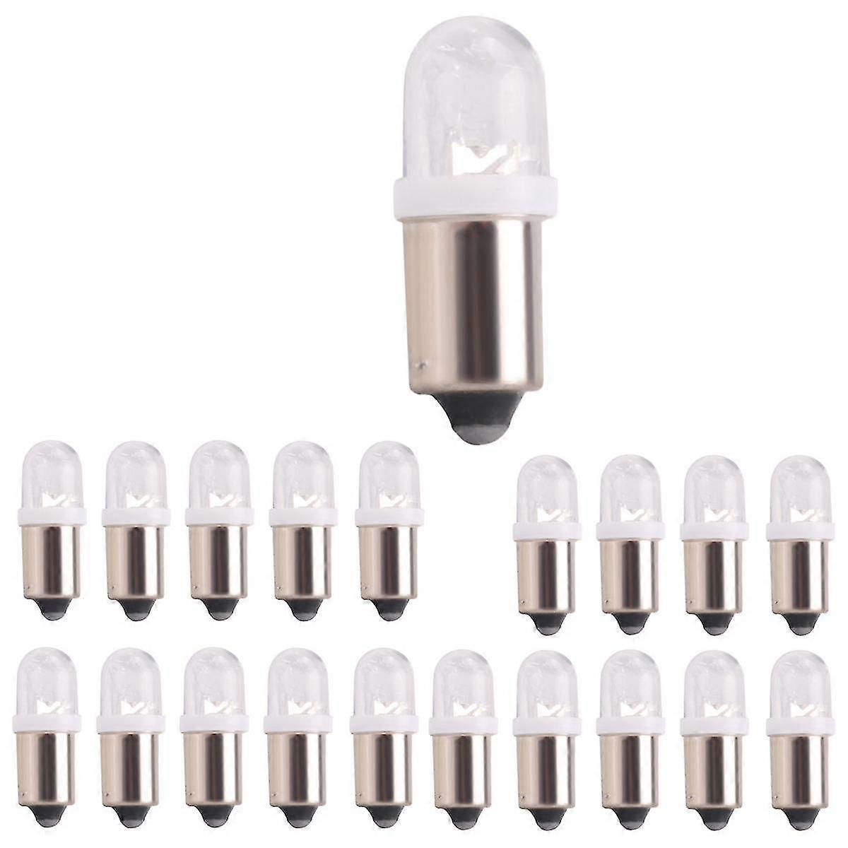 20pcs Ba9s 1895 H6w 53 57 Bayonet Led Light Bulbs For Car Map Lamp 12v ...
