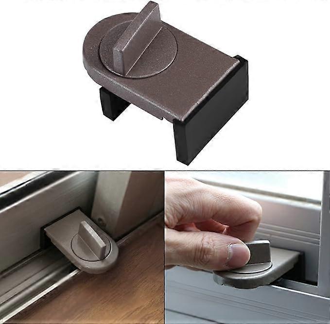 2Pcs Sliding Door and Window Block Anti-Theft Adjustable Safety Lock ...