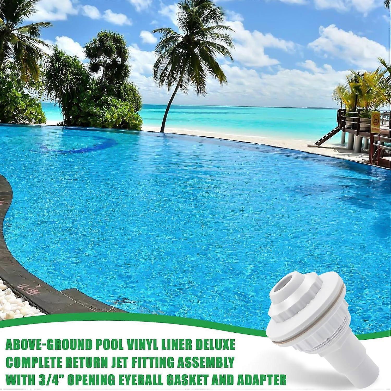 2 Pack Swimming Pool Inlet Nozzle, 32mm/38mm Hose Connection, Swimming ...