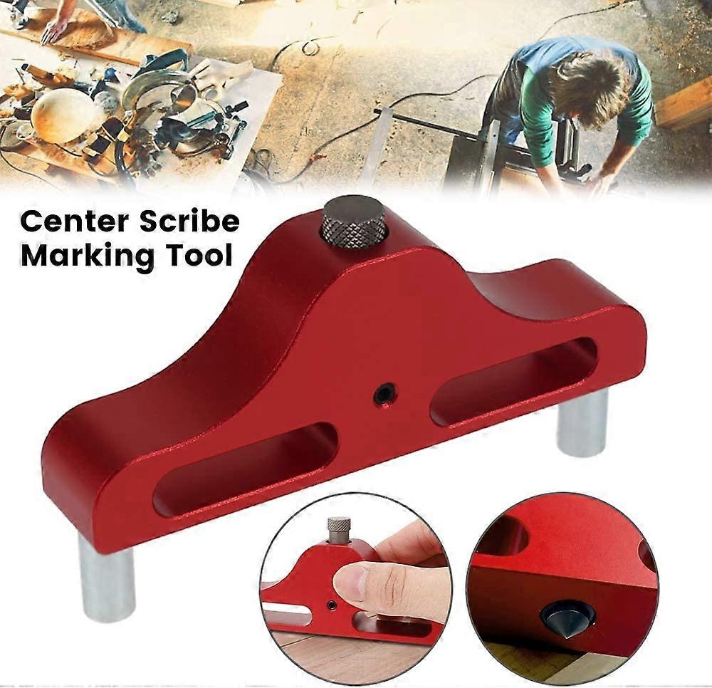 95mm Center Finder Line Scriber Aluminum Center Marking Woodworking ...
