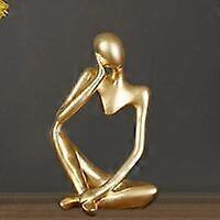 The Thinker Statue, Resin Thinker Abstract Sculpture Statue Modern ...