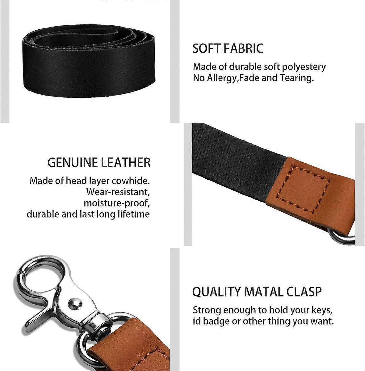 (Black)Lanyard,Black Lanyard for Keys Keychain Lanyard Holder with ...