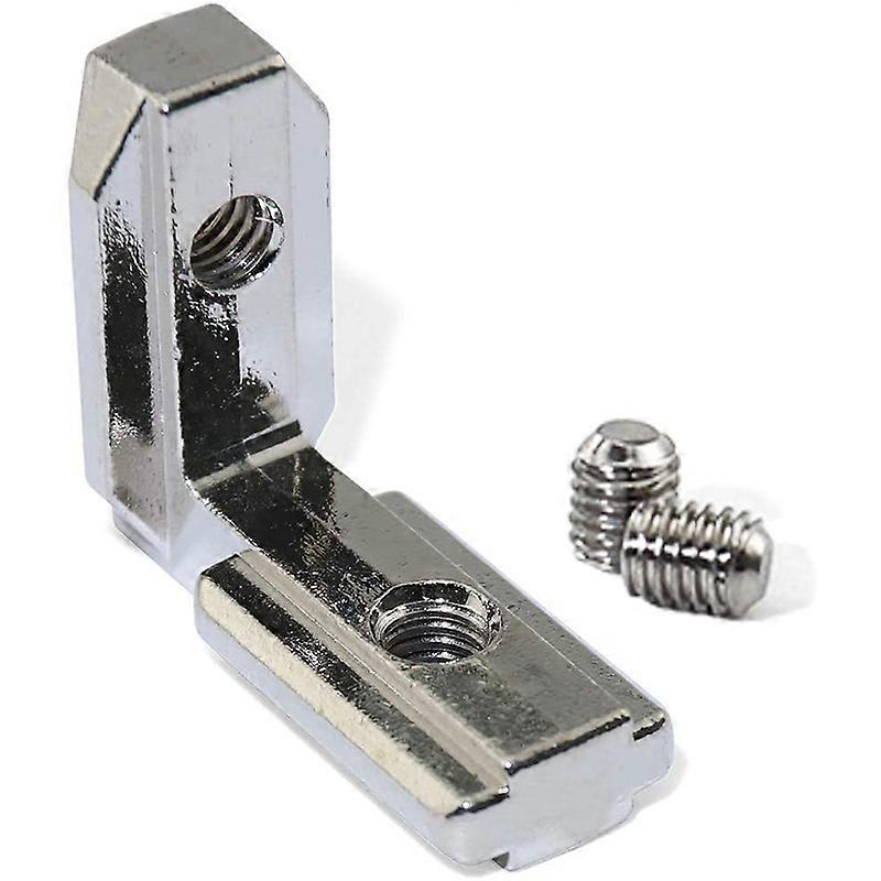 20Pcs T Slot L-Shape Interior Inside Corner Connector Joint Bracket for ...