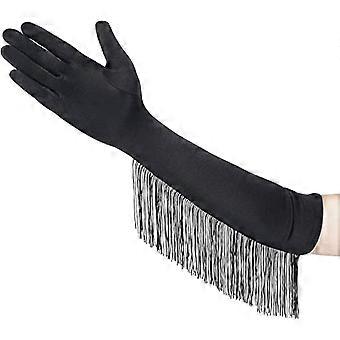Vintage 1920s Flapper Gloves Long Opera Elbow Gloves for Costume Party ...